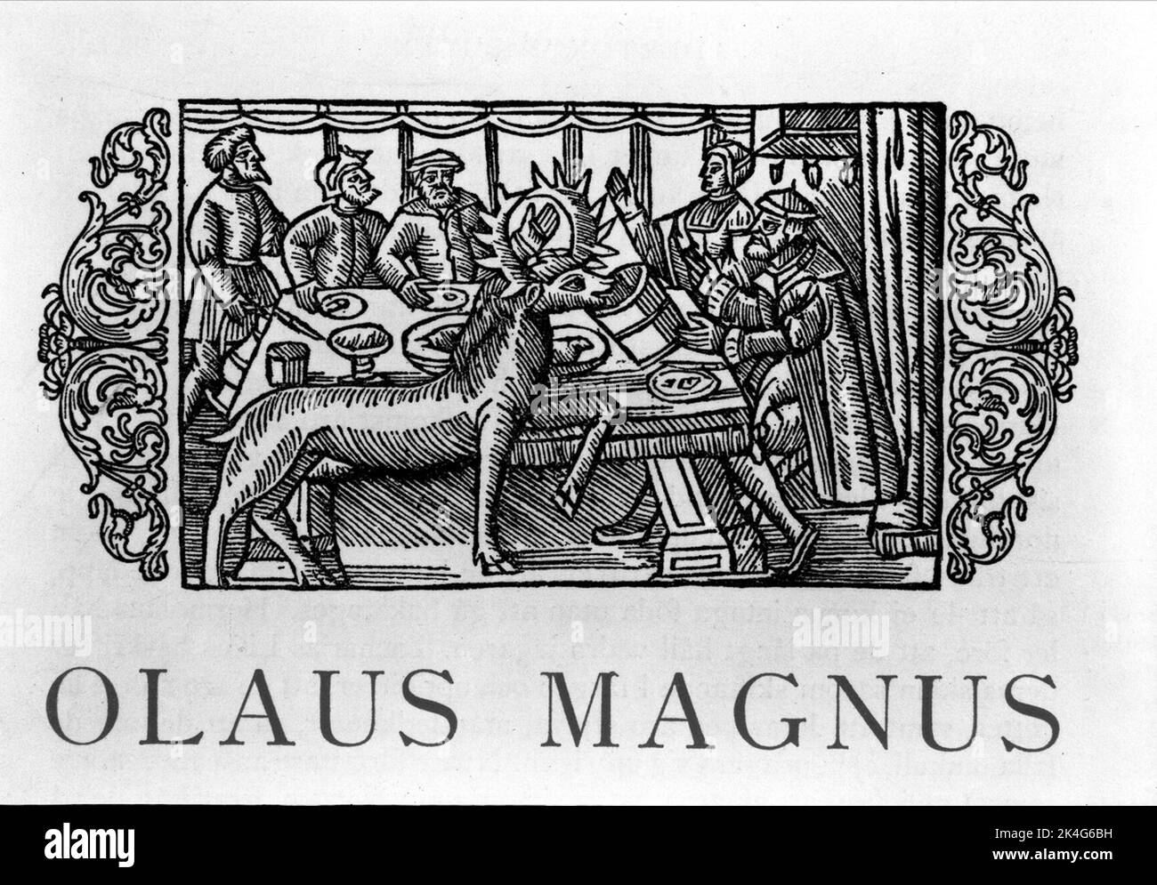 About moose or wild sauce and their thirst. "From Olaus Magnus ...
