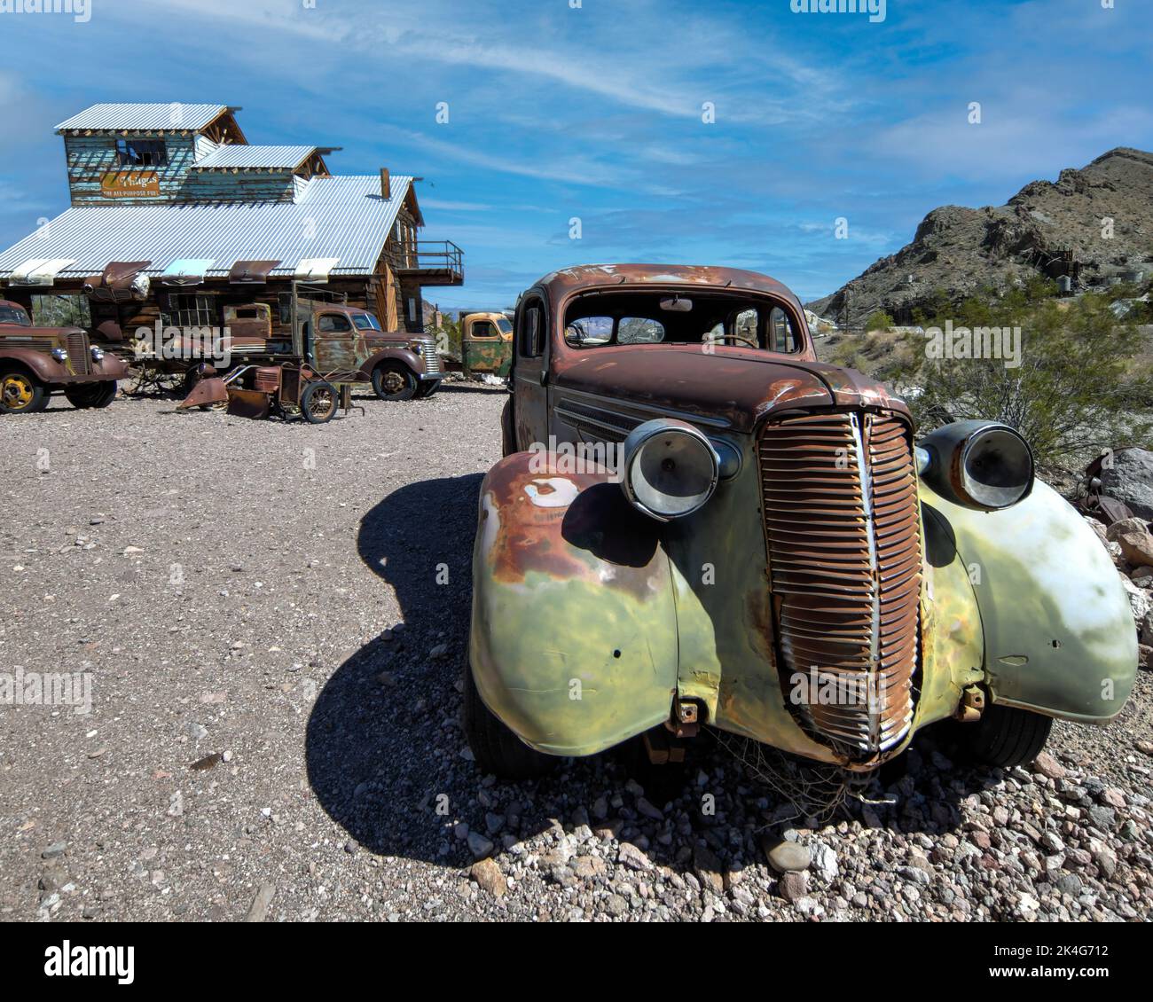 Nelson Ghost Town Stock Photo - Alamy
