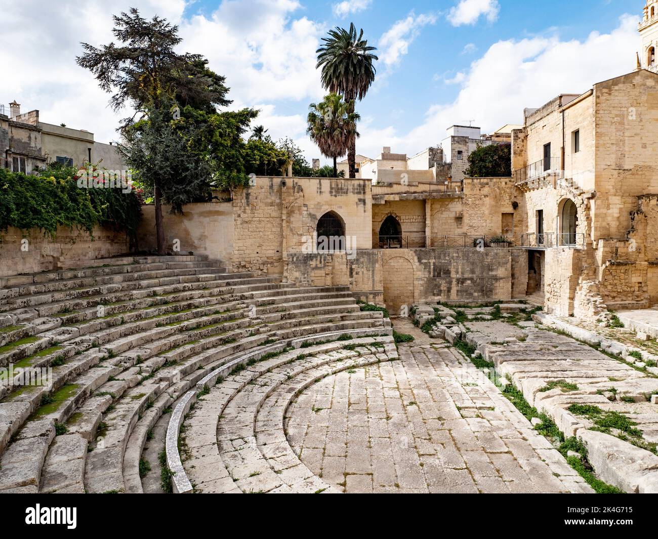 Teatro Romano di Lecce (Roman Theatre of Lecce) in Italy, EU Stock ...