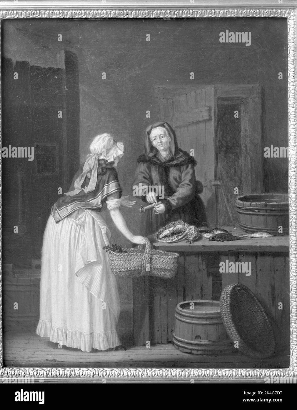 Fishing tools historic Black and White Stock Photos & Images - Alamy