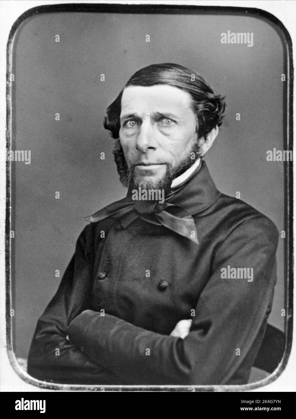 Portrait by John Ericsson (1803-1889), inventor. Nordic Stock Photo - Alamy
