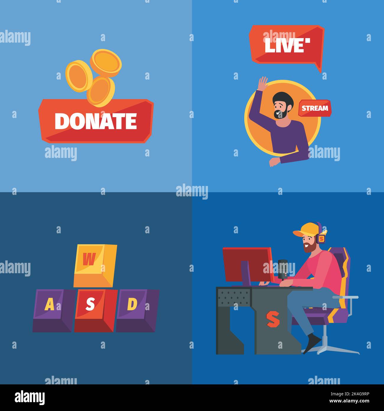 Pc users Stock Vector Images - Alamy