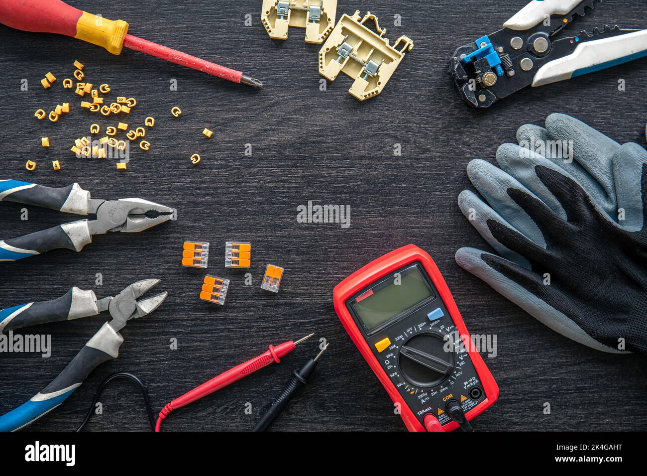 Different electrical tools hi-res stock photography and images - Alamy
