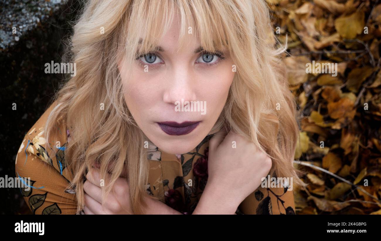 Slow motion pretty young lady hi-res stock photography and images - Alamy