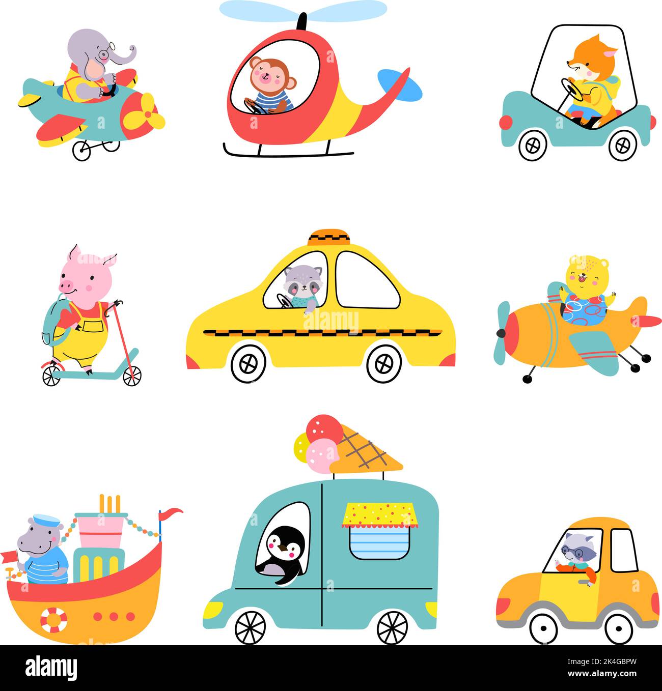 Flying car illustration hi-res stock photography and images - Alamy