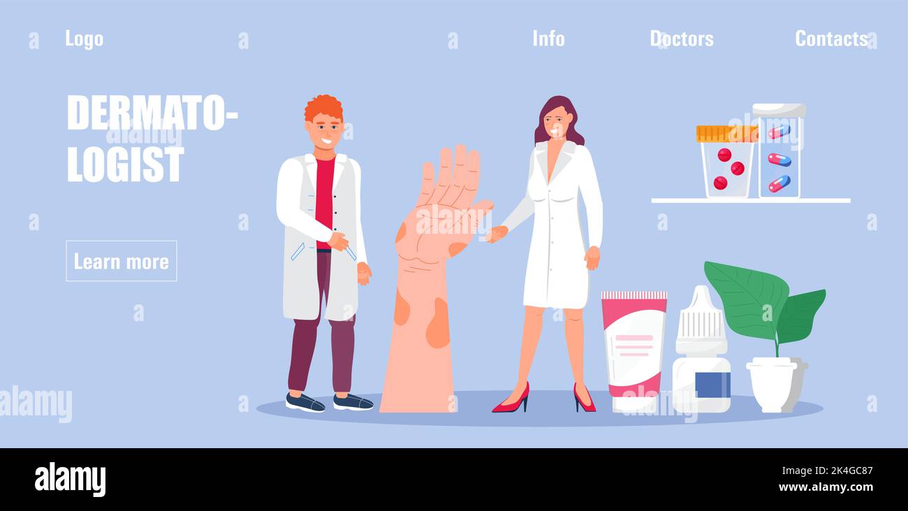 Dermatologist concept vector for medical websites and landing pages ...