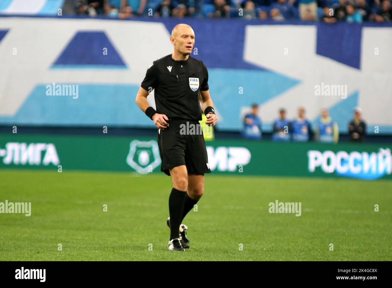 Saint Petersburg, Russia, 02 October 2022: Football. Russian Premier ...