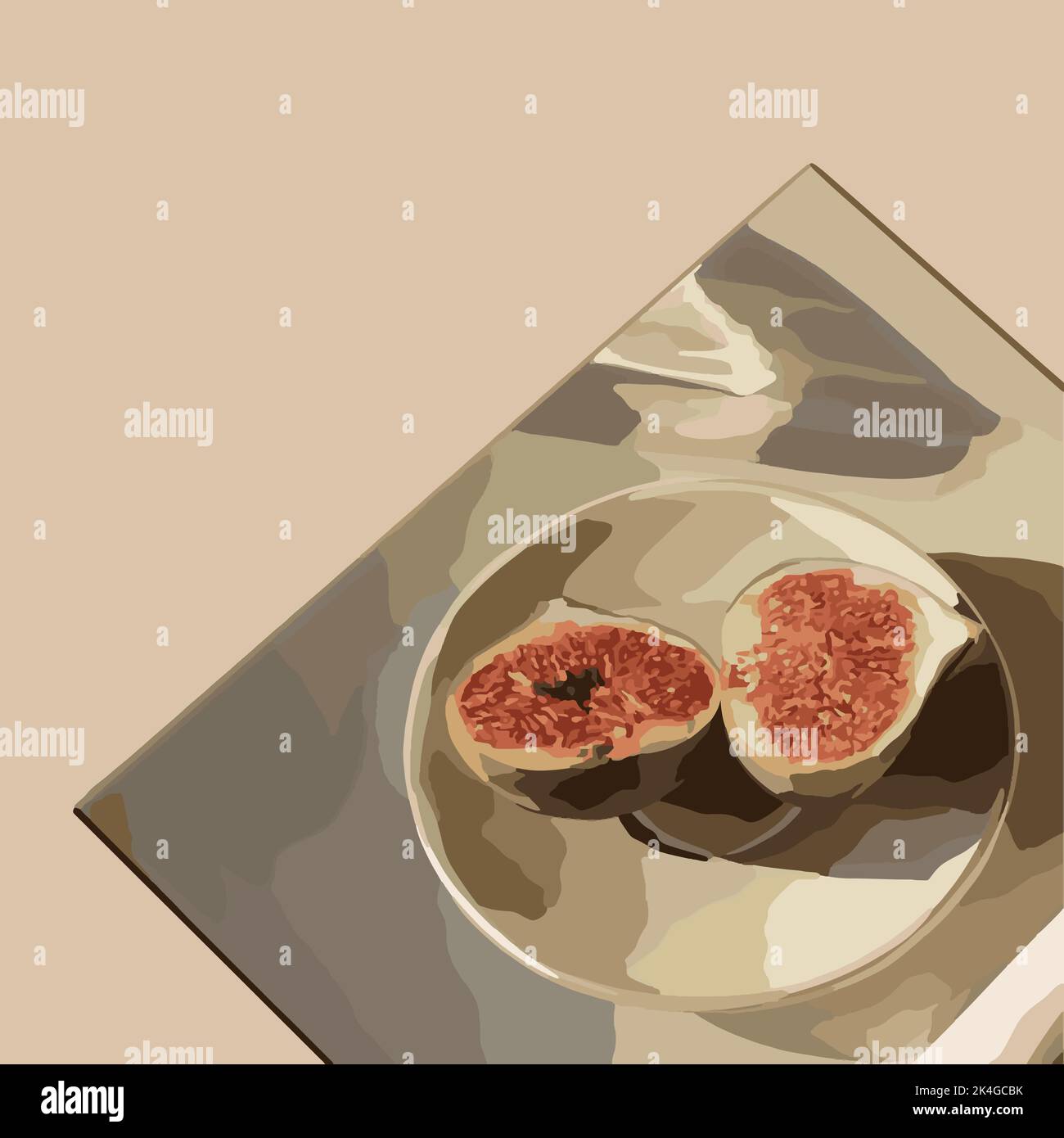 Halves vector vectors hi-res stock photography and images - Alamy