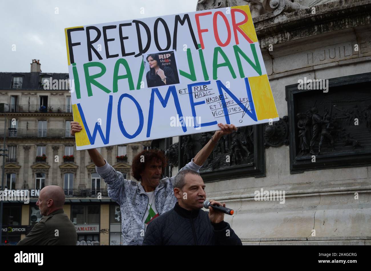 Freedom rally for Iran Stock Photo - Alamy