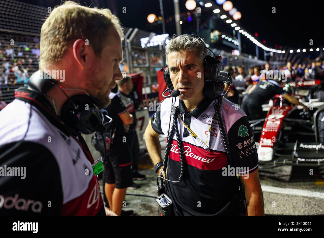 Singapore. 02nd Oct, 2022. PUJOLAR Xevi (spa), Head of Trackside ...