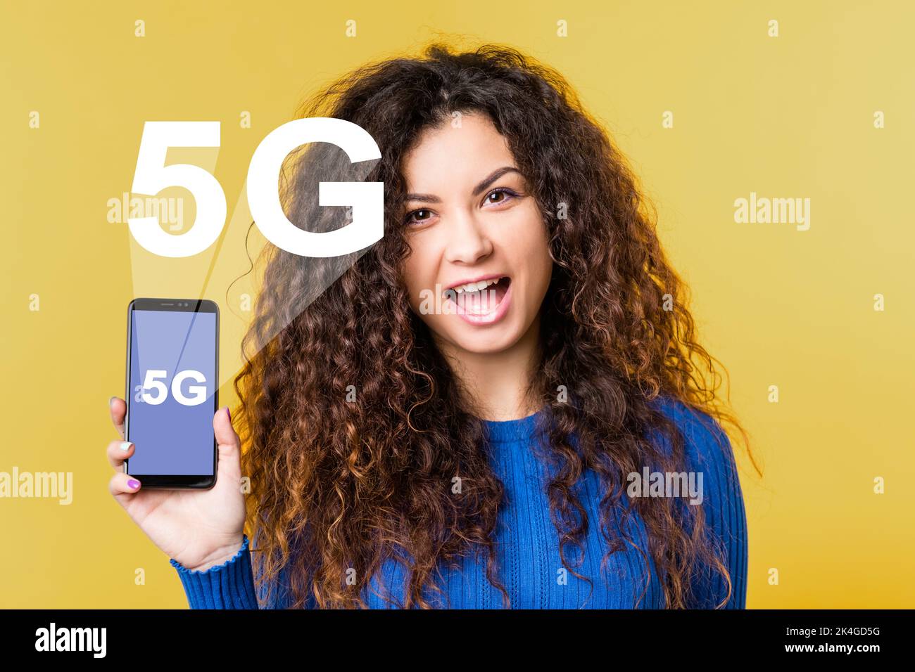 5G network. Wireless communication. Mobile Internet. ICT digital future. Innovative technology ...