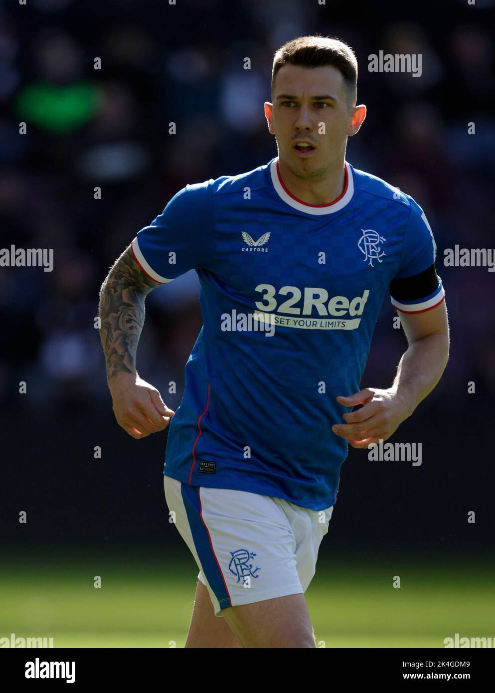 Rangers' Ryan Jack during the cinch Premiership match at Tynecastle ...