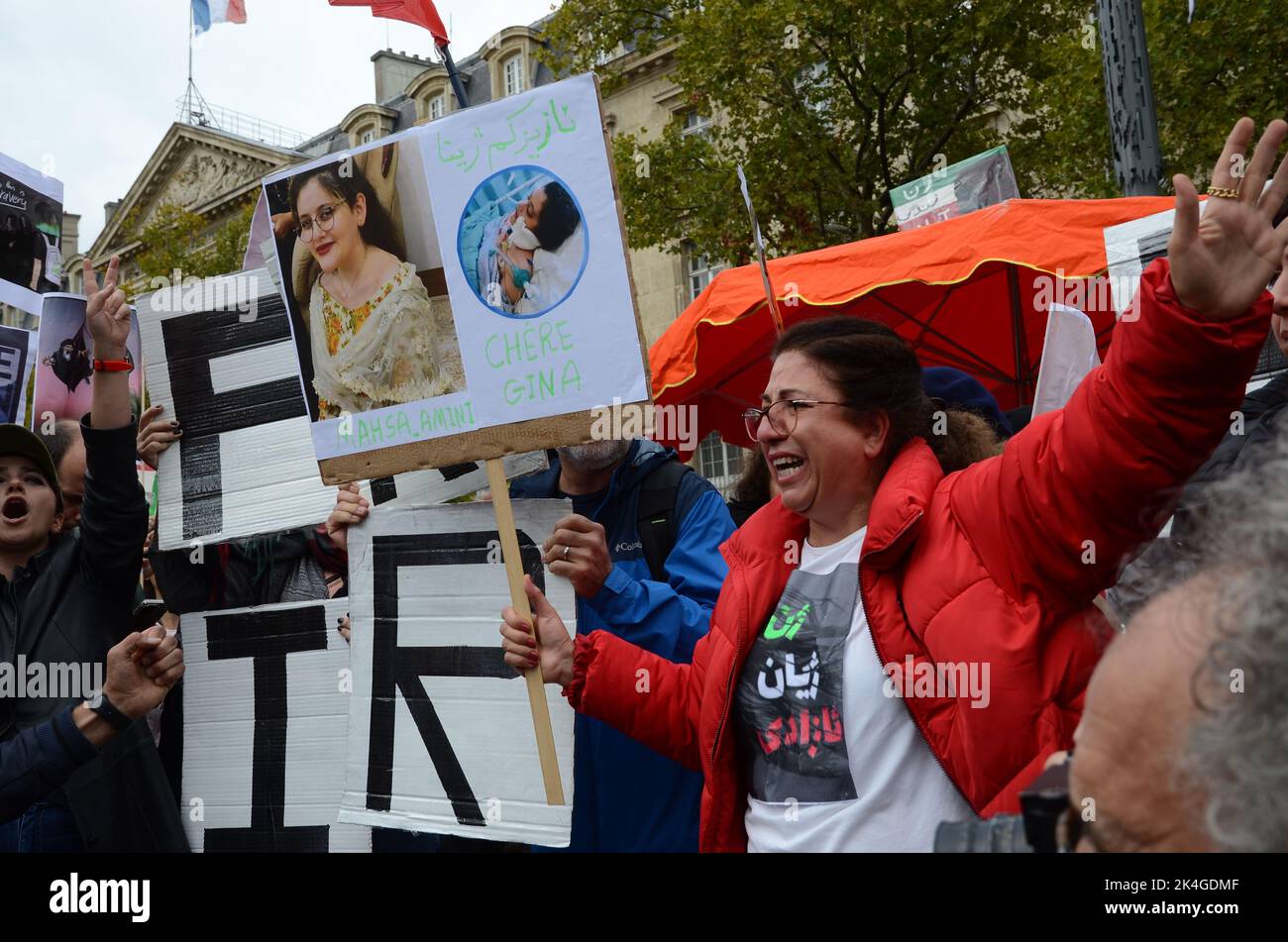 Freedom rally for Iran Stock Photo - Alamy