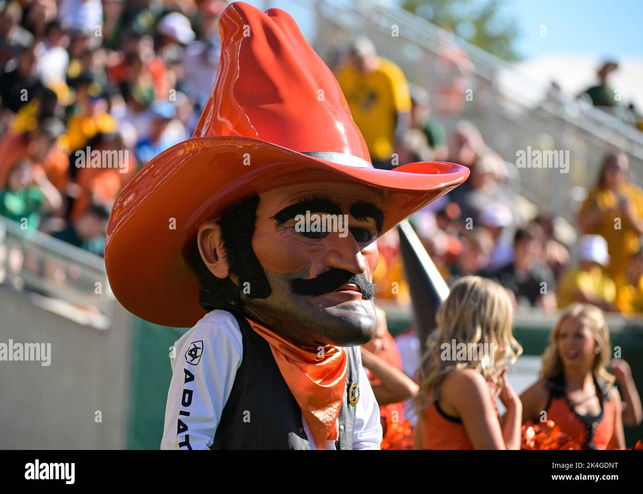 Waco, Texas, USA. 1st Oct, 2022. Oklahoma State Cowboys mascot during ...