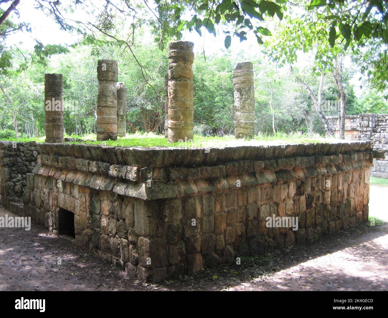 The Chichen Itza, a large pre-Columbian city built by the Maya people ...