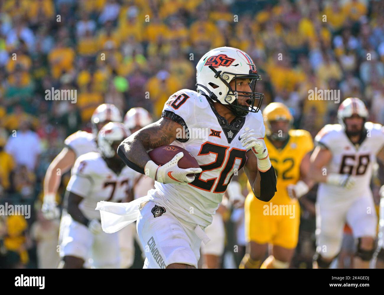 Waco, Texas, USA. 1st Oct, 2022. Oklahoma State Cowboys running back ...