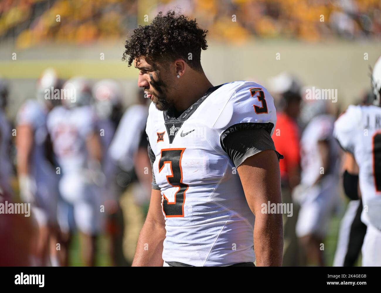 Waco, Texas, USA. 1st Oct, 2022. Oklahoma State Cowboys quarterback ...