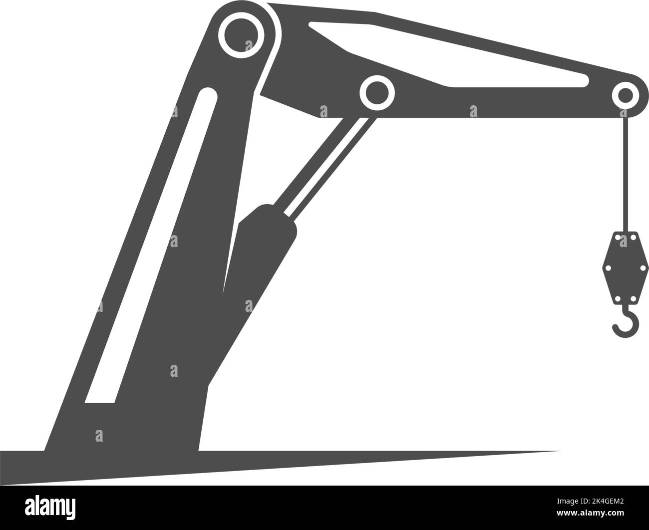 Crane logo icon design illustration template Stock Vector Image & Art ...