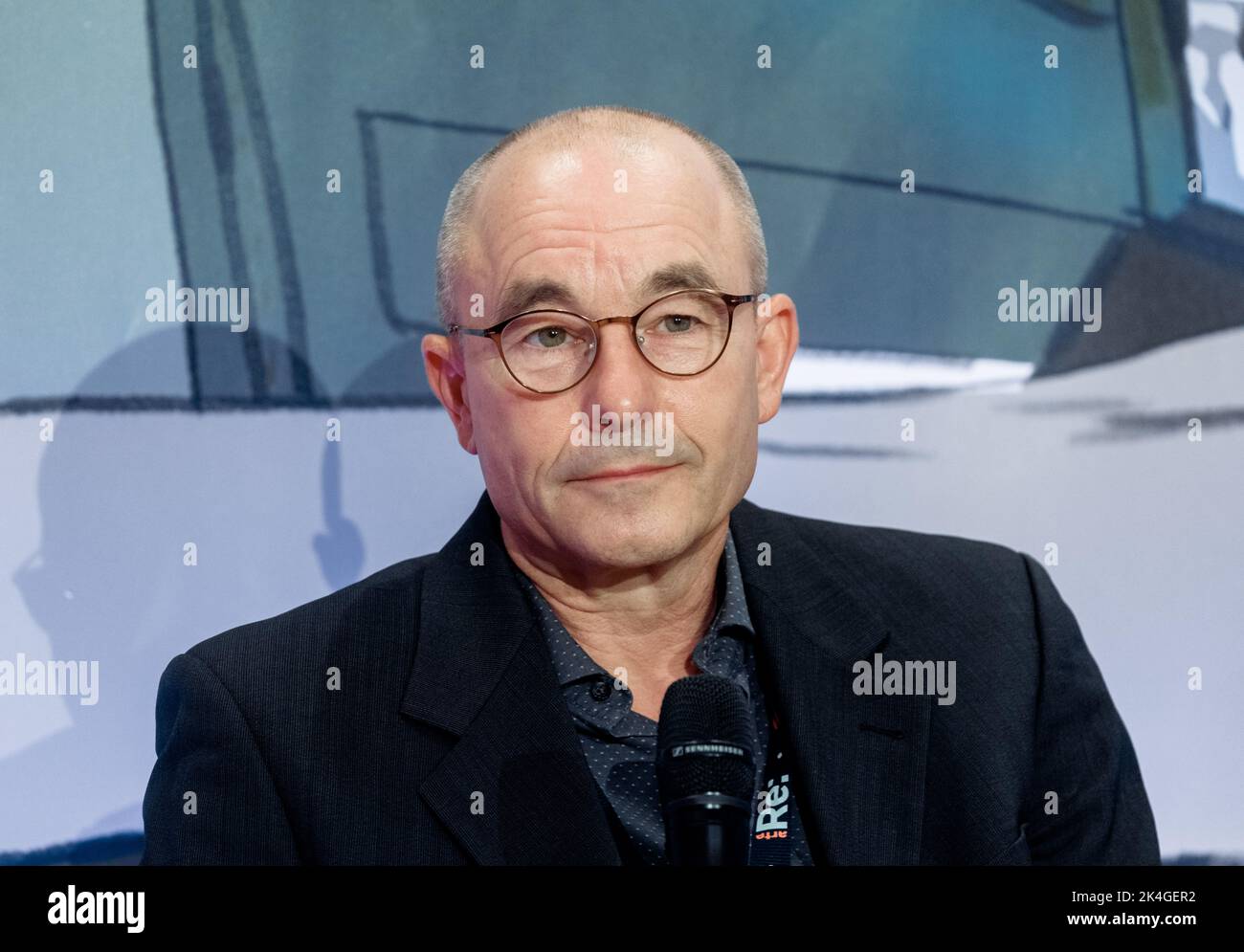 Hamburg, Germany. 01st Oct, 2022. René Althammer, journalist in the rbb ...