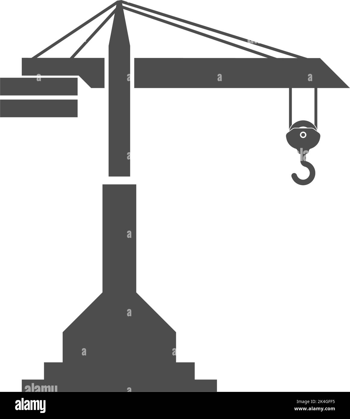 Crane logo icon design illustration template Stock Vector Image & Art ...