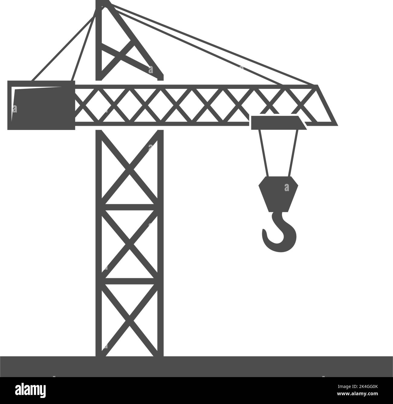 Crane logo icon design illustration template Stock Vector Image & Art ...