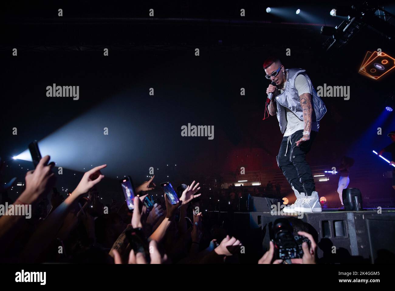 Palasele (SA), Eboli, Italy, October 01, 2022, Sfera Ebbasta during ...
