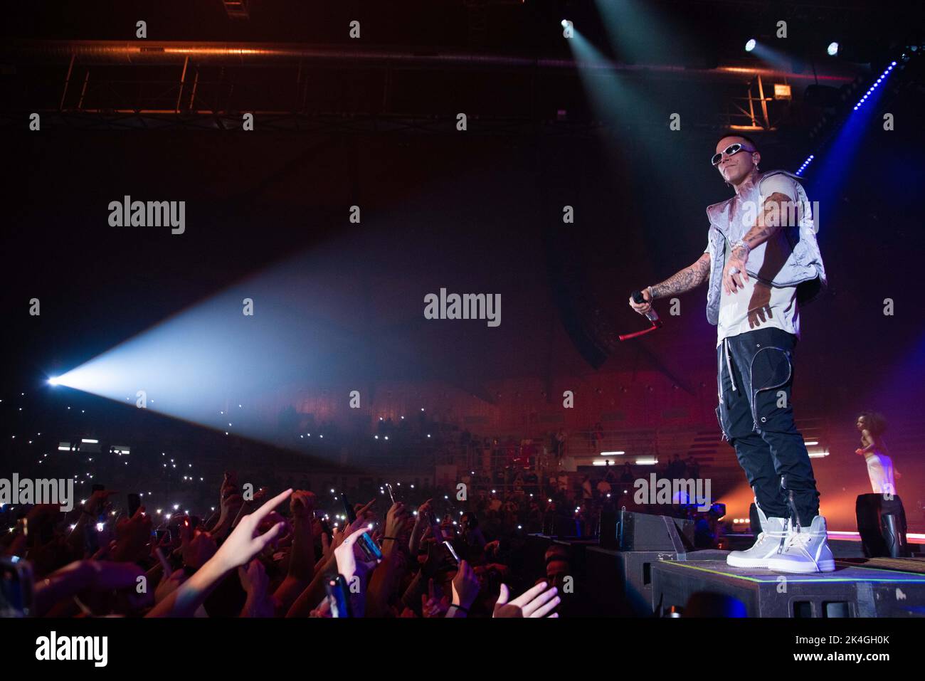 Palasele (SA), Eboli, Italy, October 01, 2022, Sfera Ebbasta during ...