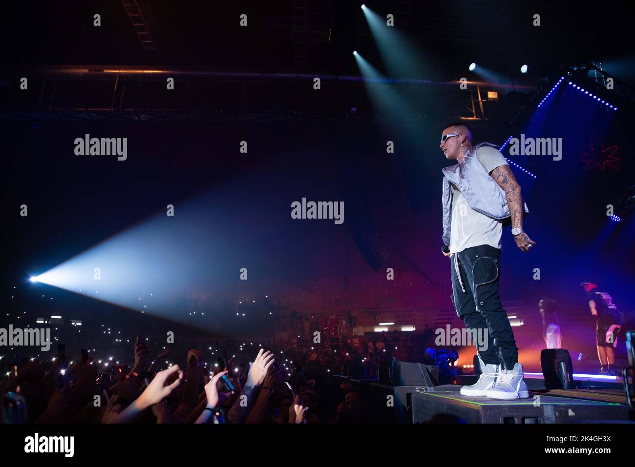 Palasele (SA), Eboli, Italy, October 01, 2022, Sfera Ebbasta during ...