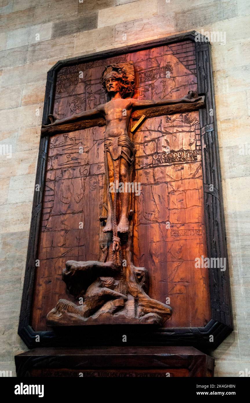 Christ on the Cross at the Cathedral of Saints Vitus, Wenceslaus and ...