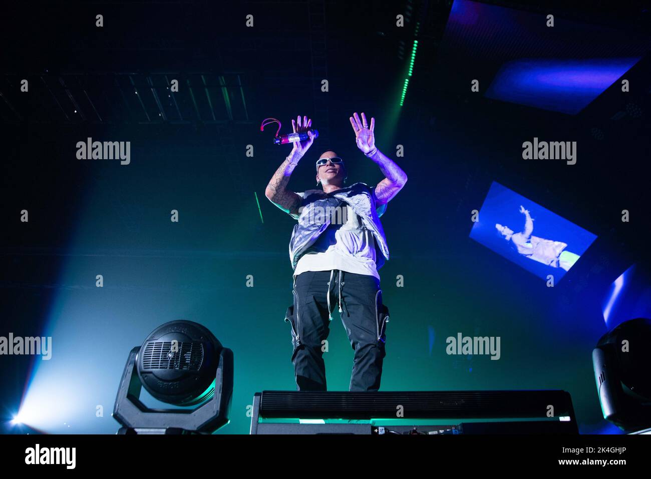 Palasele (SA), Eboli, Italy, October 01, 2022, Sfera Ebbasta during ...
