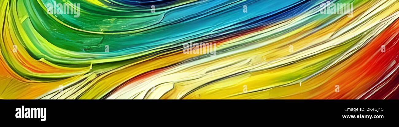 Abstract colourfull random colors painting expressionist style Stock ...