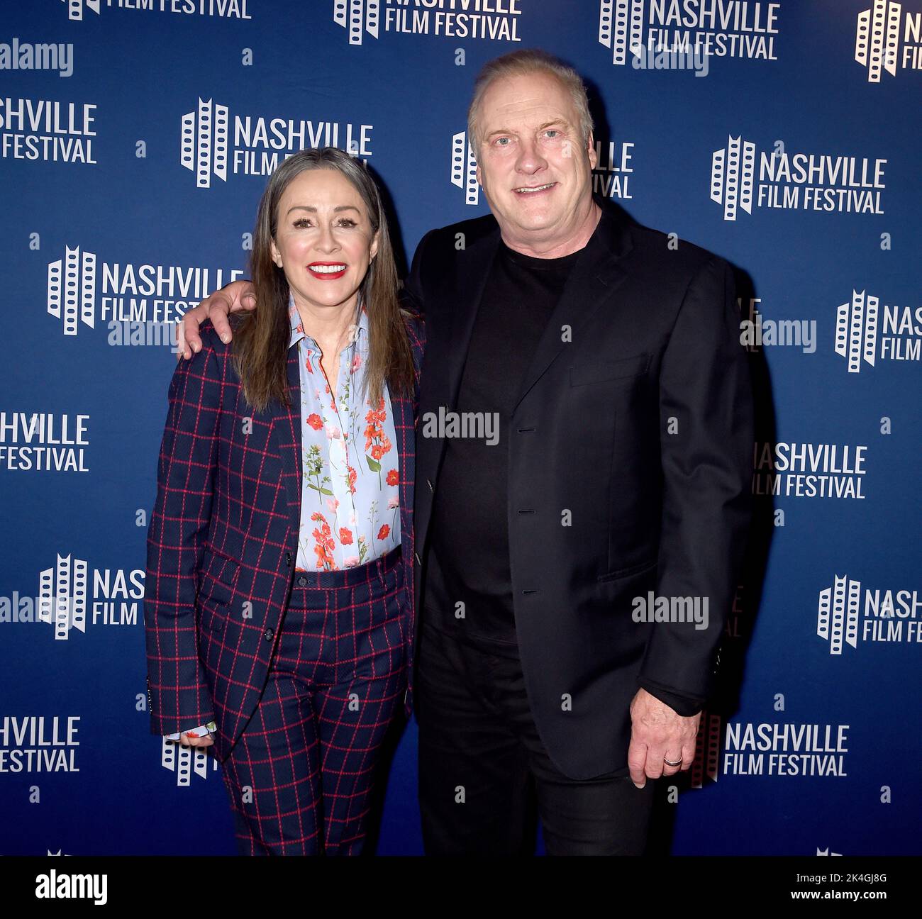 Nashville, USA. 02nd Oct, 2022. David B. Hunt and Patricia Heaton ...