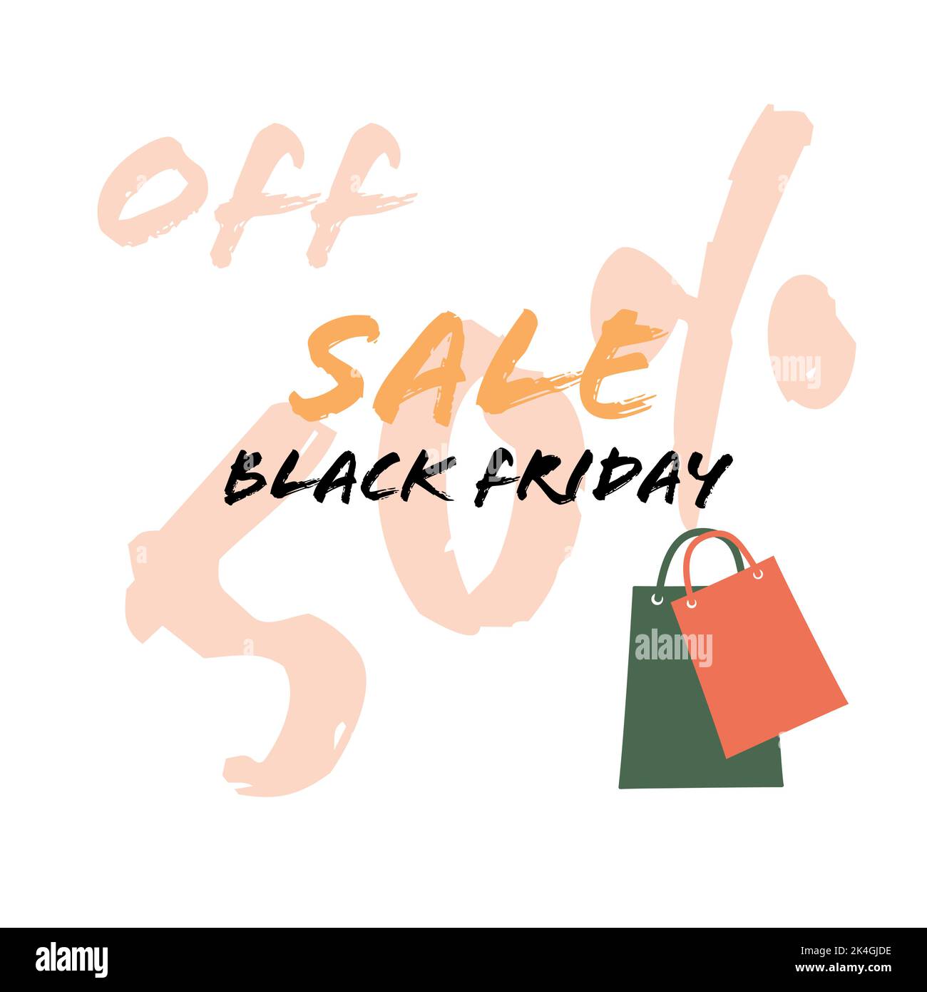 sale on a black friday, vector illustration Stock Vector Image & Art ...
