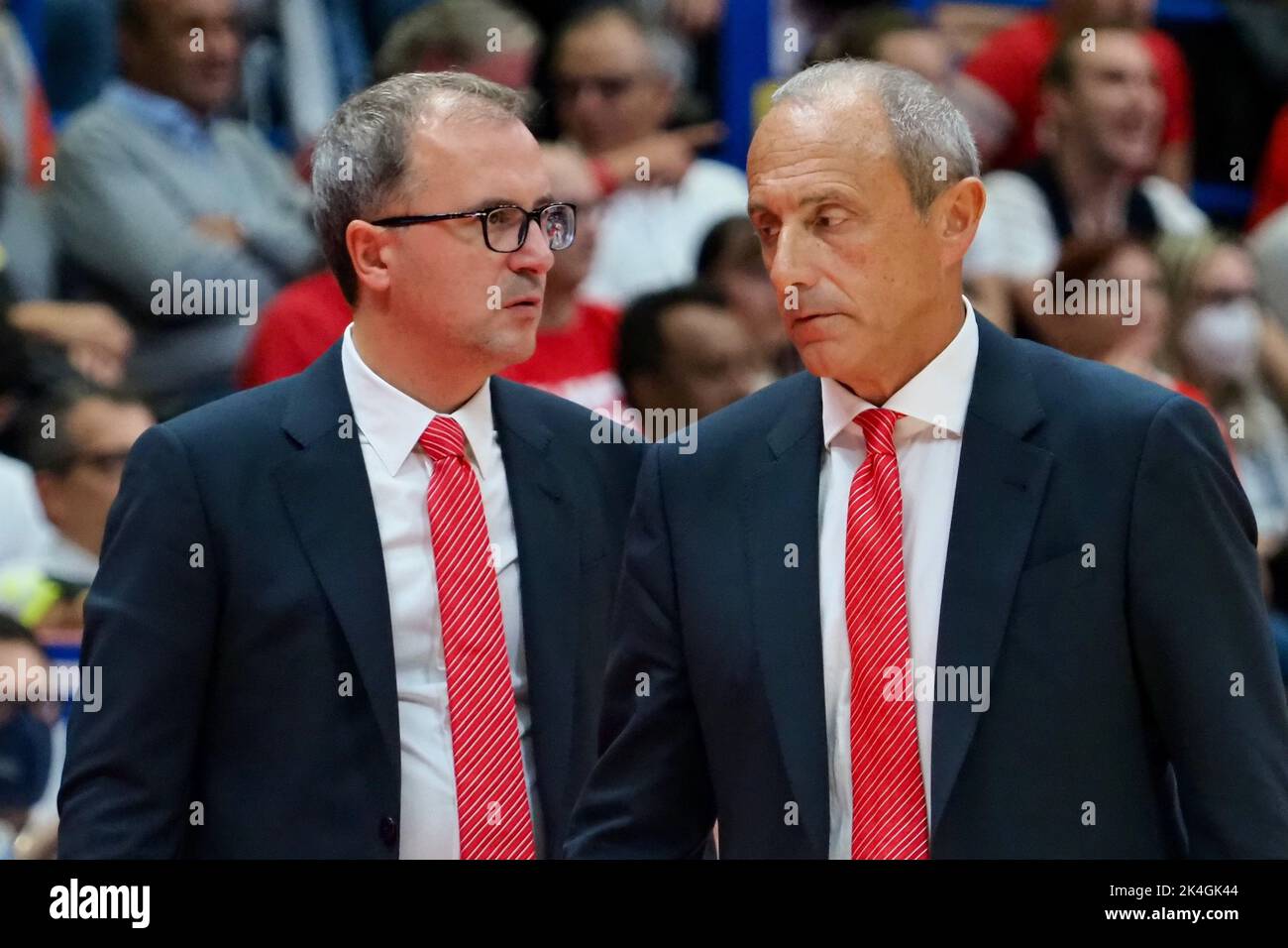 Mediolanum Forum, Milan, Italy, October 02, 2022, Mario Fioretti and ...