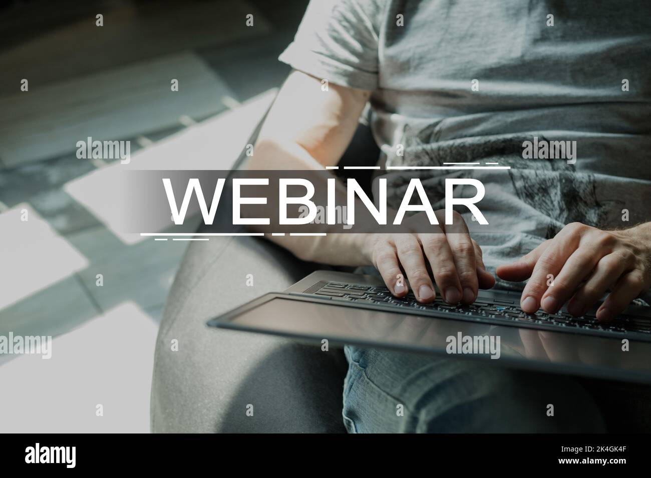 Webinar course. Freelance job tutorial. Remote learning. Distance study. Digital marketing class ...