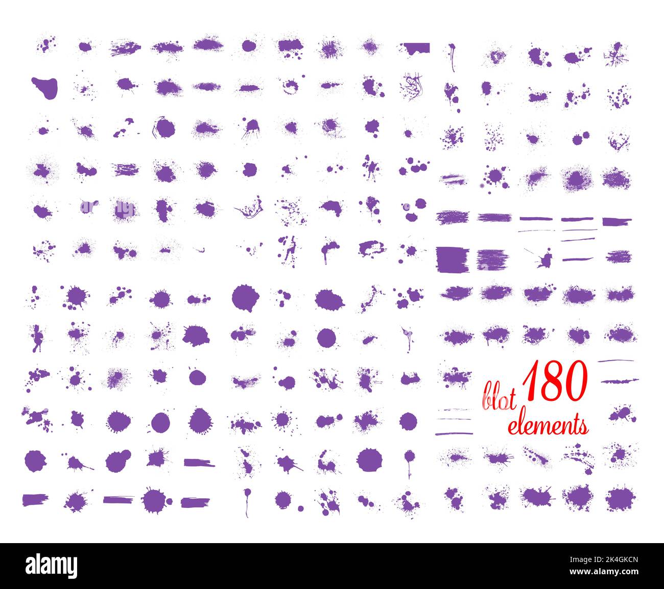 Purple paint splatter Stock Vector Images - Alamy