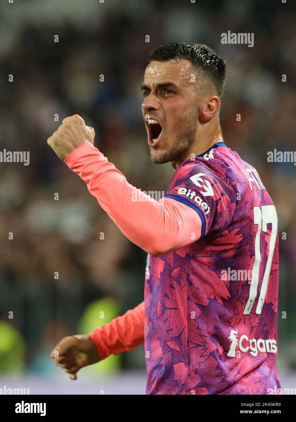 Filip Kostic (Juventus FC) celebrates the goal of 1-0 during the ...