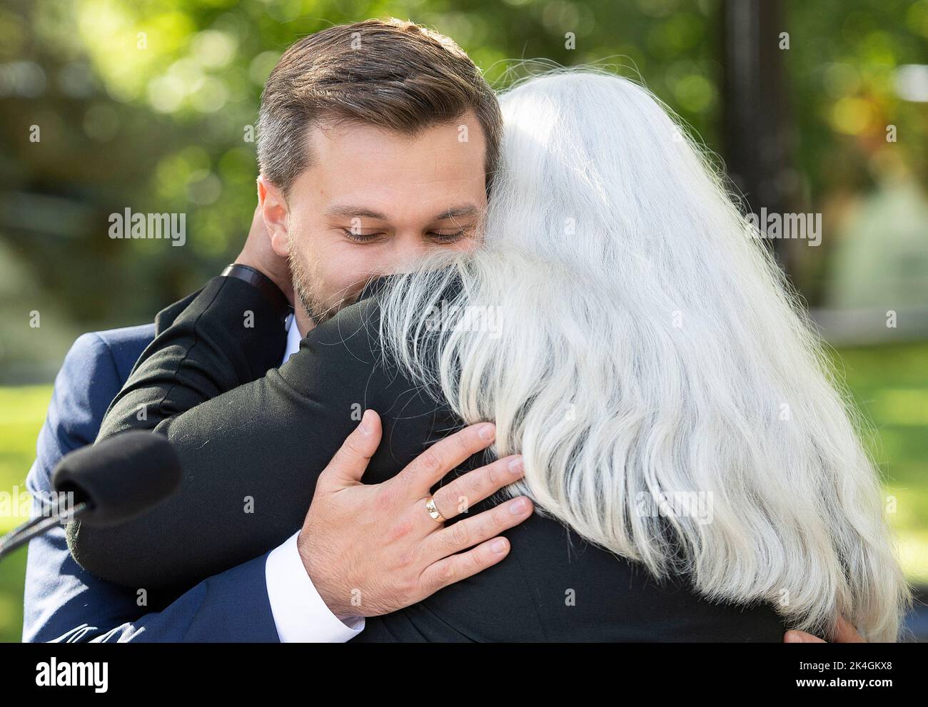 Quebec Solidaire co-spokespersons Gabriel Nadeau-Dubois and Manon Masse ...