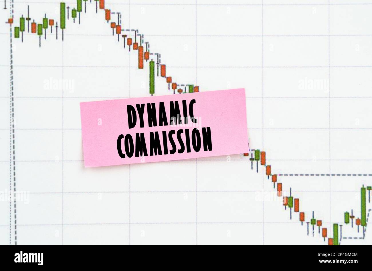 Business and trading concept. Against the background of the quote chart ...