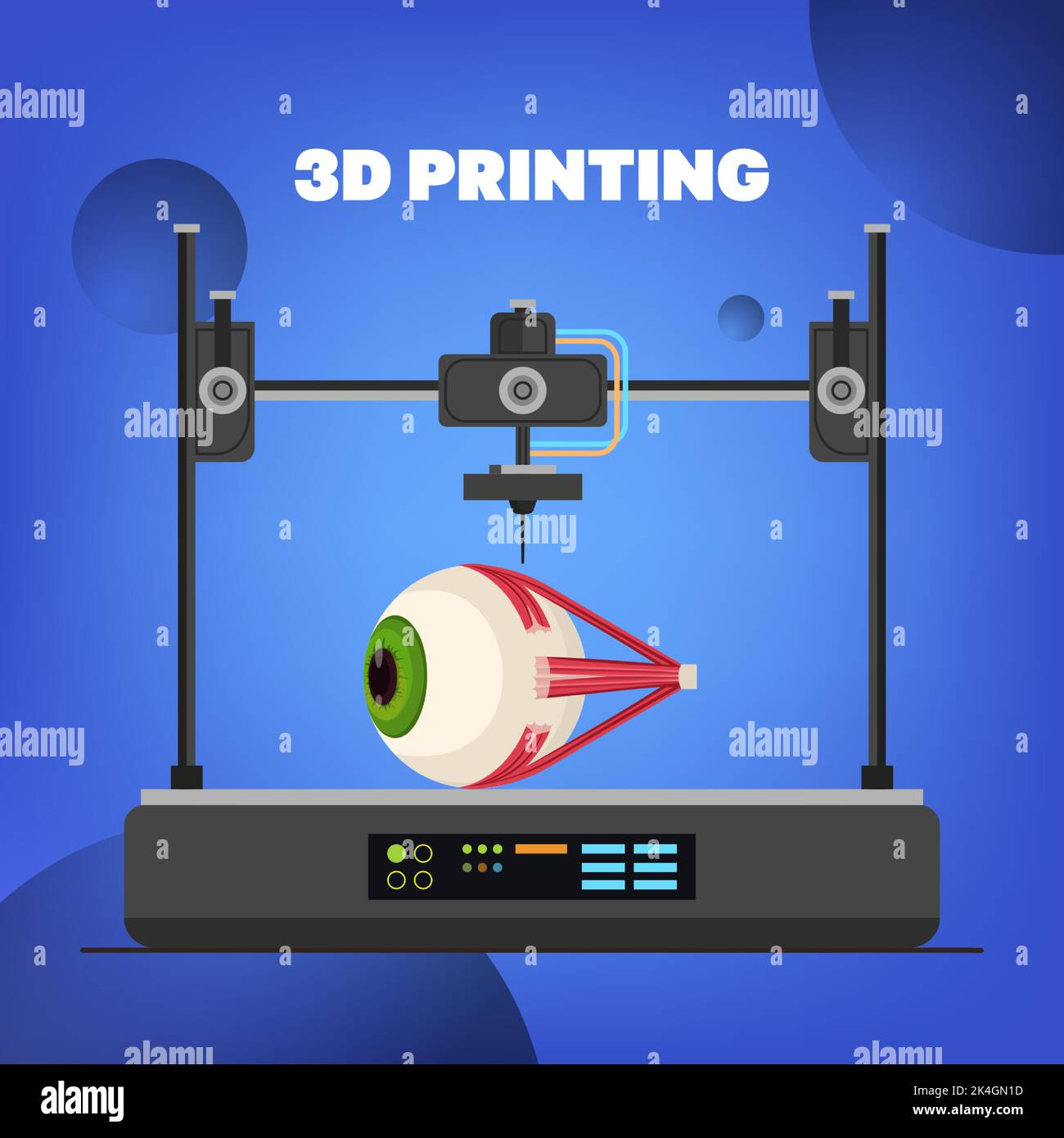 3d organ printing Stock Vector Images - Alamy