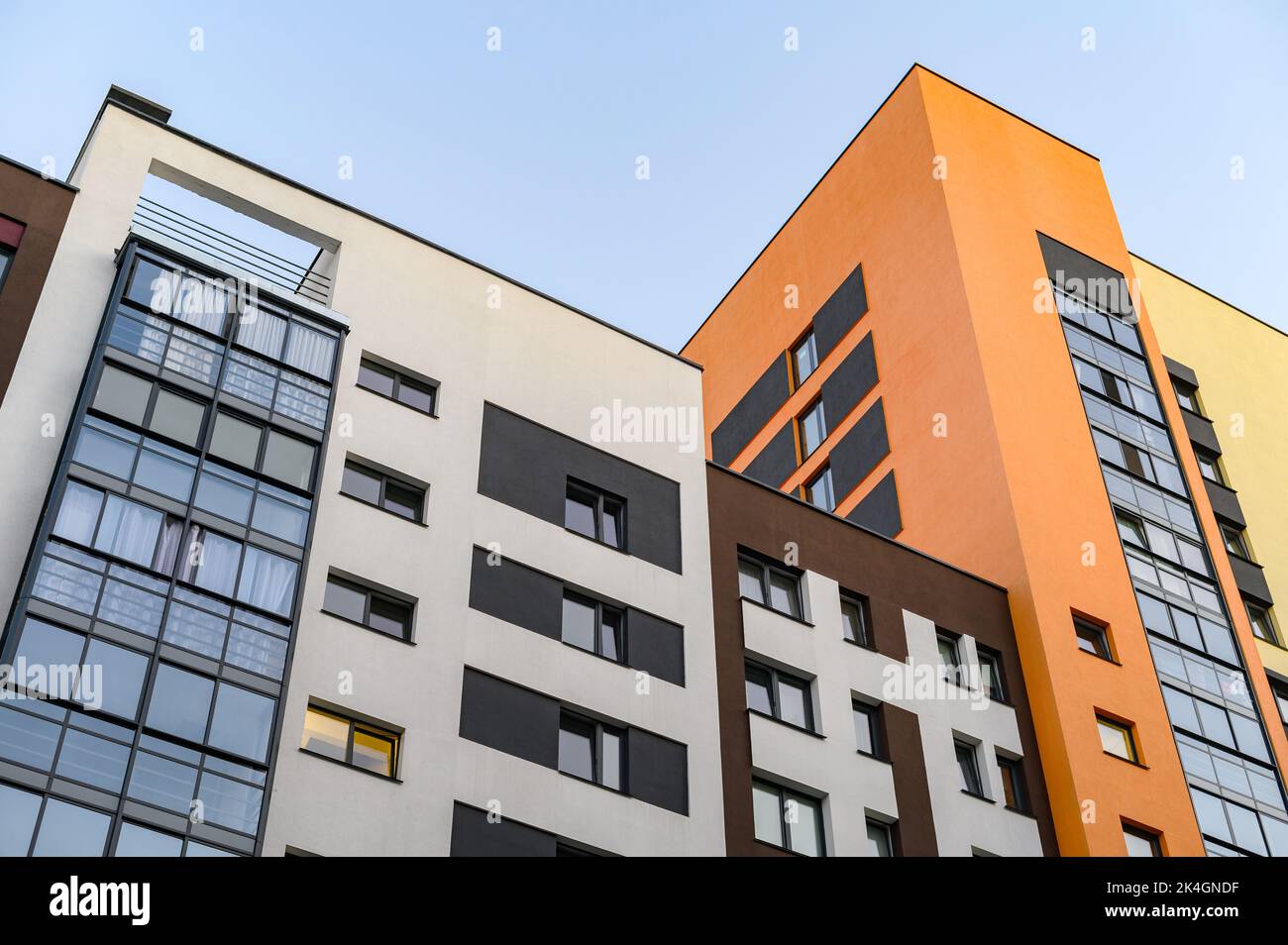 EU Modern european complex of apartment buildings. And outdoor ...