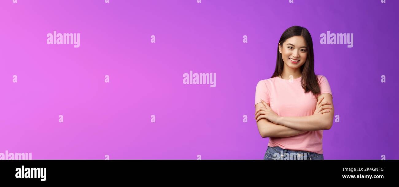 Assertive good-looking female entrepreneur young girl starting own ...