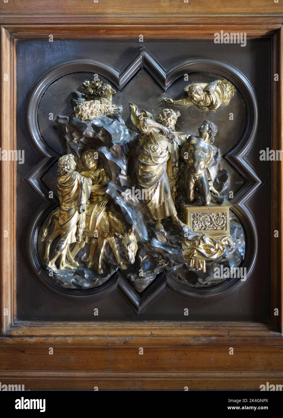 Ghirberti's Sacrifice of Isaac in the Bargello Museum Florence Italy ...