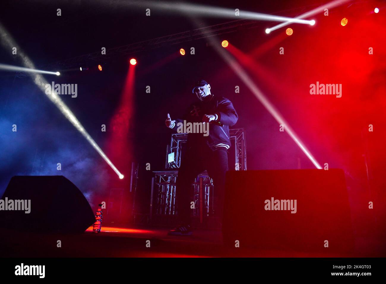 October 2, 2022, Naples, Italy: The Italian rapper Fabri Fibra performs ...