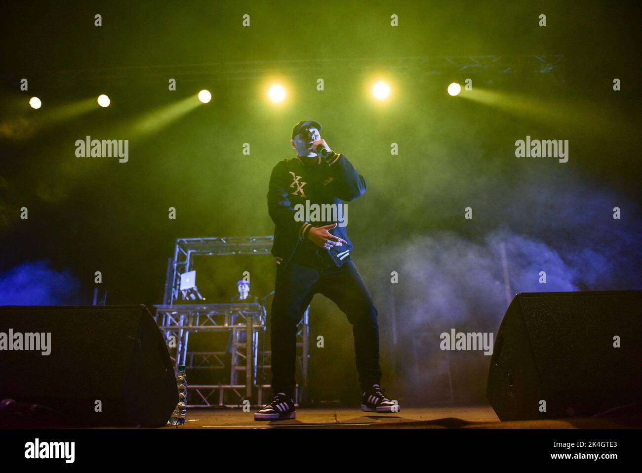 October 2, 2022, Naples, Italy: The Italian rapper Fabri Fibra performs ...