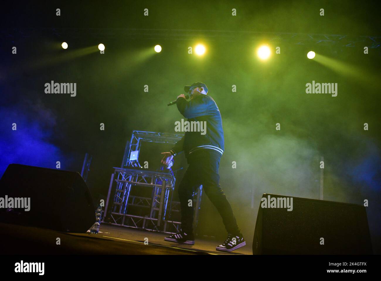 October 2, 2022, Naples, Italy: The Italian rapper Fabri Fibra performs ...