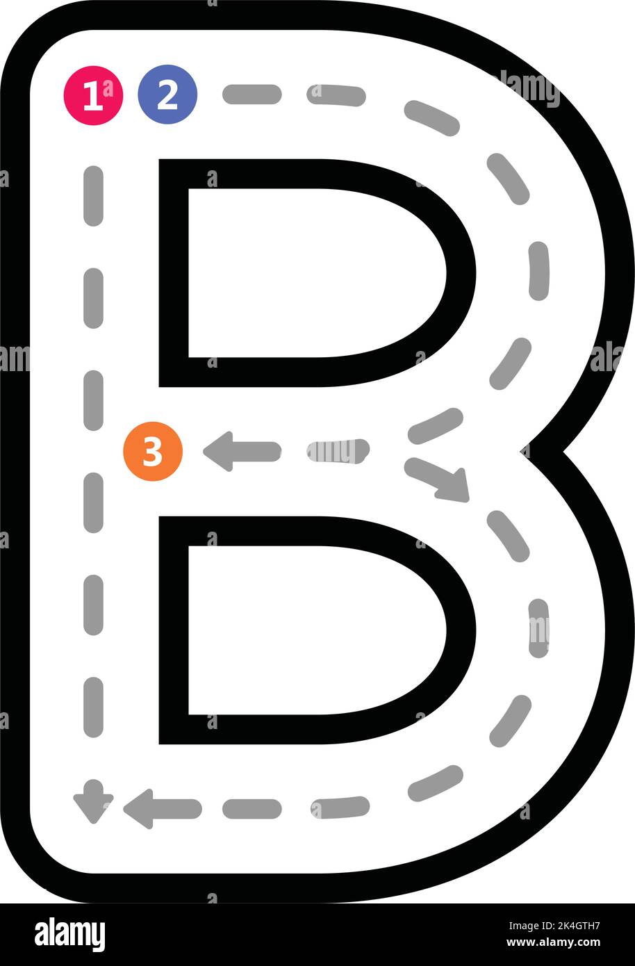 Uppercase Letter B