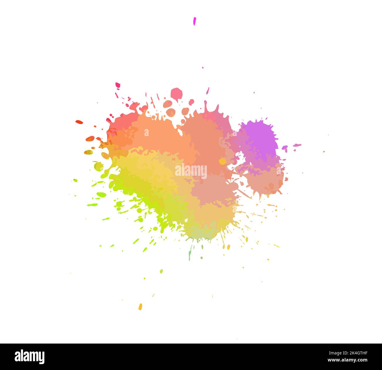 Multicolored blot object. Vector illustration Stock Vector Image & Art ...