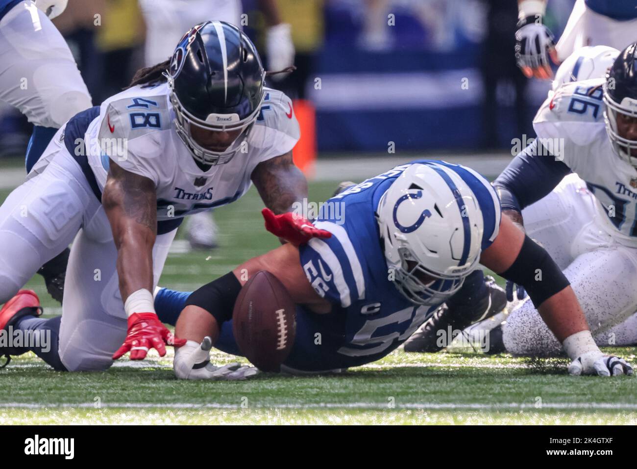 Indianapolis, Indiana, USA. 2nd Oct, 2022. Indianapolis Colts guard ...