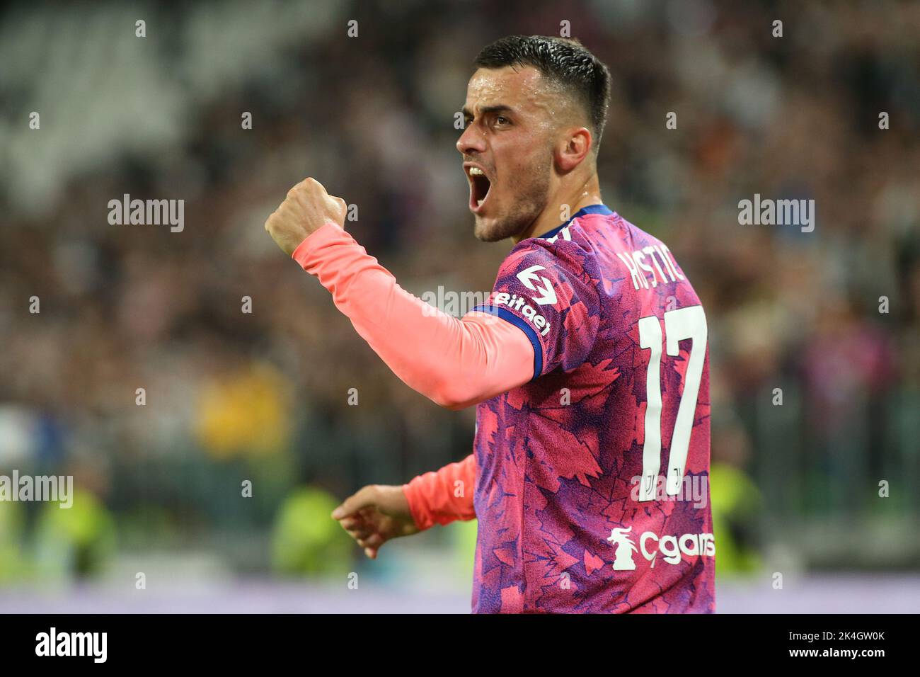 Allianz Stadium, Turin, Italy, October 02, 2022, Filip Kostic (Juventus ...